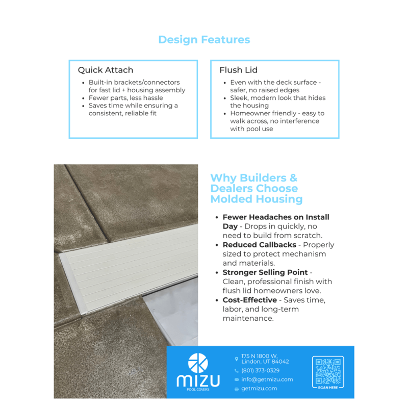 Molded Housing - Mizu Inc Dealers